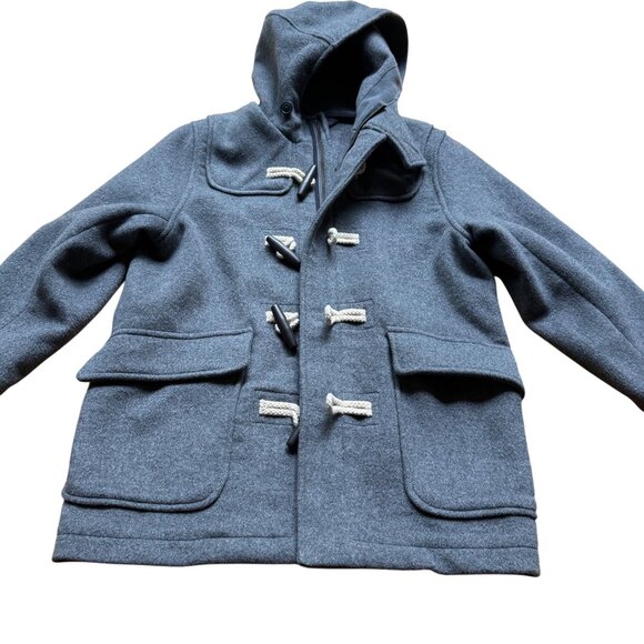 GAP | Jackets & Coats | Gap Kids Boys Size Xl Gray Wool Blend Hooded ...
